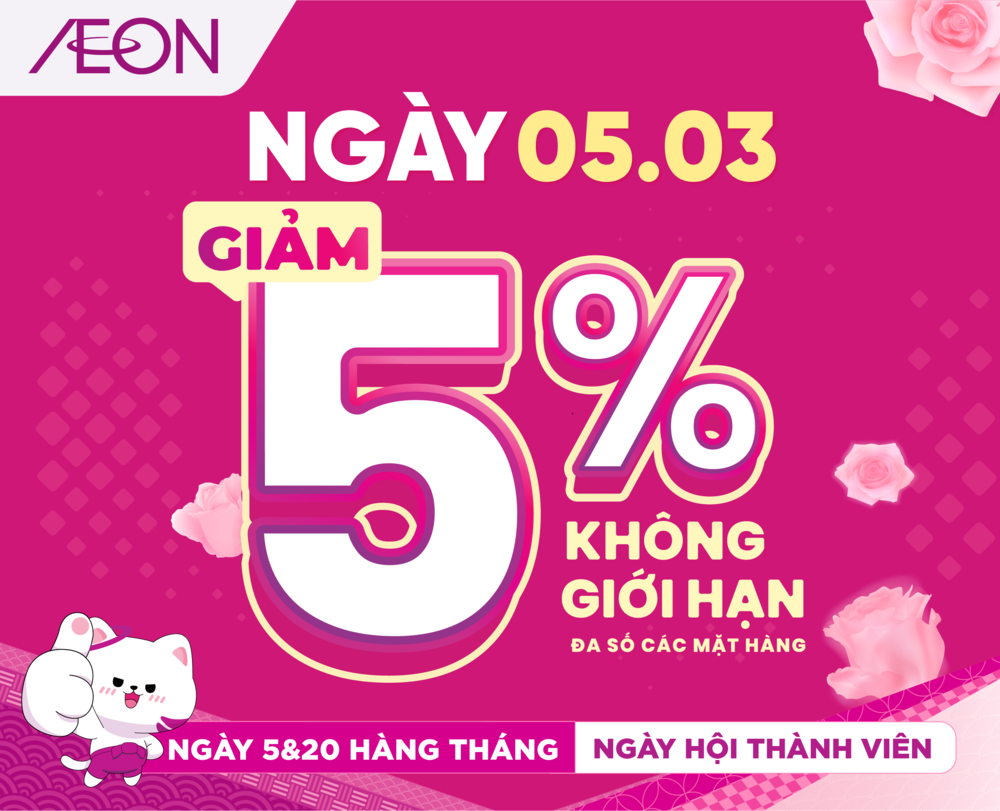 NGÀY HỘI THÀNH VIÊN AEON 05/03 - AEON Việt Nam